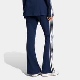 Damen Sporthose "WAFFLE PANTS", blau, Gr. M, adidas originals, Obermaterial: 59% Baumwolle, 39% Polyester, 2% Elasthan, Hosen