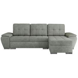 Ecksofa mit Schlaffunktion Umbria grau Ma&szlig;e (cm): B: 271 H: 85 Sofas > Sofas nach Material > Stoffsofas &raquo; Sofa DE