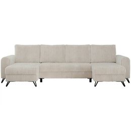 Wohnlandschaft Beige beige Ma&szlig;e (cm): B: 312 H: 90 Sofas > Sofas nach Material > Stoffsofas &raquo; Sofa DE