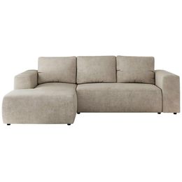 Ecksofa Beige mit Schlaffunktion Trentino beige Ma&szlig;e (cm): B: 266 H: 89 Sofas > Sofas nach Material > Stoffsofas &raquo; Sofa DE