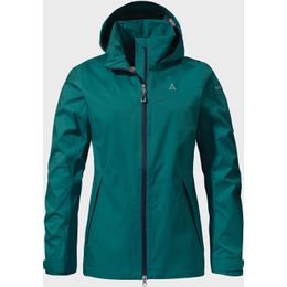 Sch&ouml;ffel SCH&Ouml;FFEL Damen Outdoorjacke "2.5L Jacket Aiplspitz L", gr&uuml;n, Gr. 44, Oberstoff : 100% Polyester, Jacken