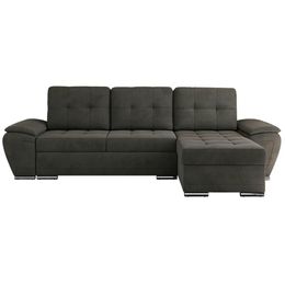 Ecksofa mit Schlaffunktion Umbria grau Ma&szlig;e (cm): B: 271 H: 85 Sofas > Sofas nach Material > Stoffsofas &raquo; Sofa DE