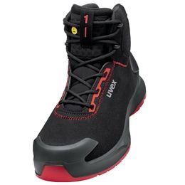 Uvex Sicherheitsstiefel "1 x-craft Stiefel", 39, schwarz, Schuhe