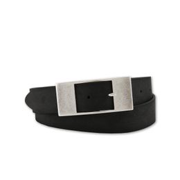 Bernd G&ouml;tz BERND G&Ouml;TZ Damen Lederg&uuml;rtel "Lederg&uuml;rtel mit dekorativer, fl&auml;chiger Designschlie&szlig;e", schwarz, Gr. 90, Rindsleder, G&uuml;rtel