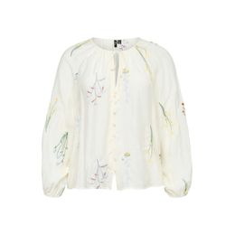 Vero Moda Curve Blouse 'VMCLINA' female size 5XL Light blue / Light yellow / Light green / White