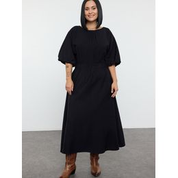 Trendyol Curve Kleid Damen Gr&ouml;&szlig;e 42 schwarz Sommerkleid