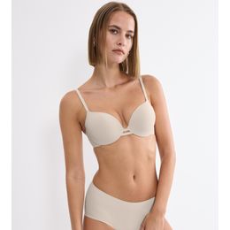 Triumph Damen B&uuml;gel-BH "Body Make-Up Illusion", Gr. 85, beige, Microtouch, Obermaterial: 48% Polyamid, 37% Polyester, 15% Elasthan, Basic, BHs,