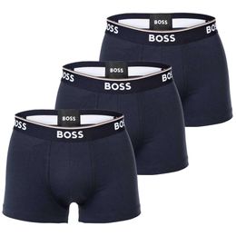 BOSS Boxer shorts 'Power' male size XL Beige / marine blue / White