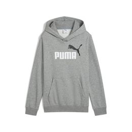 Puma Sweatshirt 'Ess 2 No. 1' Jungen Gr&ouml;&szlig;e 152 graumeliert / schwarz / wei&szlig;