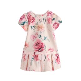 Baker By Ted Baker Kleid M&auml;dchen Gr&ouml;&szlig;e 86 smaragd / lachs / eosin / pastellpink