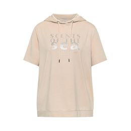 Cecil Sweatshirt 'Scents Of The Sea' Damen Gr&ouml;&szlig;e XL beige / silber