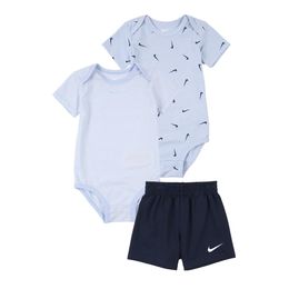 Nike Sportswear Set 'SWOOSHFETTI' Jungen Gr&ouml;&szlig;e 86/92 navy / himmelblau / wei&szlig;