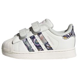 adidas originals Sneaker 'Liberty London Superstar II' Jungen Gr&ouml;&szlig;e 23.5 petrol / lavendel / dunkellila / wei&szlig;