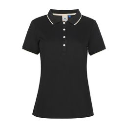 Luhta Damen Poloshirt "Luhta Polo shirt Kivimaa", schwarz, Gr. XXL, Stoff, 100% Polyester, Shirts