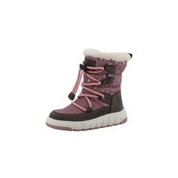 Lurchi Stiefel 'Viona-TEX' M&auml;dchen Gr&ouml;&szlig;e 31 anthrazit / mauve / rosa