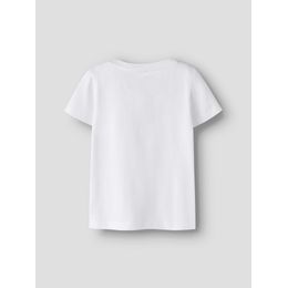 name it M&auml;dchen T-Shirt "NMFJUANITTA SS TOP BOX", wei&szlig;, Gr. 116, gemustert, Jersey, Obermaterial: 95% Baumwolle, 5% Elasthan, Shirts,