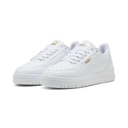 Puma Jungen Sneaker "Shuffle Downtown Low Sneakers Jugendliche", Gr. 35,5, wei&szlig;, Obermaterial: Synthetik, Textil. Futter: Textil. Innensohle: Textil.