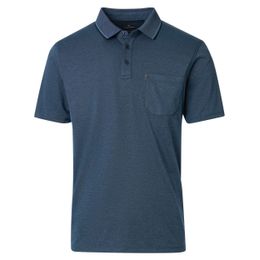 Casamoda Herren Poloshirt "Casamoda Polo-Shirt uni", blau, Gr. S, 55% Baumwolle, 45% Polyester, Shirts