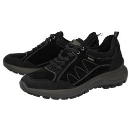 Sioux Herren Schn&uuml;rschuh "Outsider-704-TEX", Gr. 42, schwarz, Obermaterial: 50% Textilmaterial TEXMAT. 50% Kalbsveloursleder CAVL. 100% Polyurethan