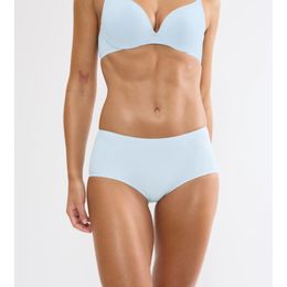 Triumph Damen Panty "Body Make-Up Illusion", Gr. 46, blau, Microtouch, Obermaterial: 80% Polyamid, 20% Elasthan, Unterhosen, nahtlos, Microfaser,