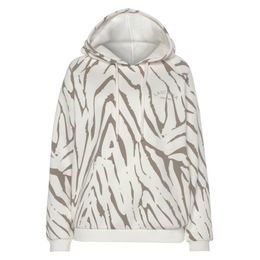 Lascana Kapuzensweatshirt in beige-taupe | Gr.: 36-38