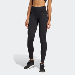 Damen Trainingstights "WE KNIT 1/1 L", schwarz, Gr. M, adidas Performance, Obermaterial: 72% Polyamid, 22% Polyester, 6% Elasthan, Hosen, mit