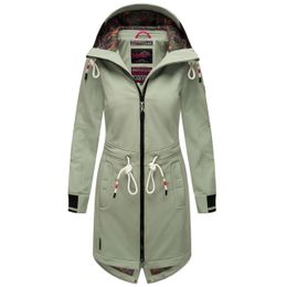 Marikoo Damen Softshelljacke "Mount Furnica", gr&uuml;n, Gr. XS, Obermaterial: 95% Polyester, 5% Elasthan. Futter: 100% Polyester. Wattierung: 100%