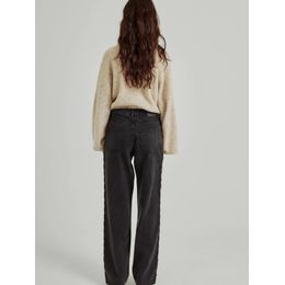 NORR Damen 5-Pocket-Hose "NORR Jeans Kenzie"schwarz washed, Gr. 42, Obermaterial: 100% Baumwolle, Hosen