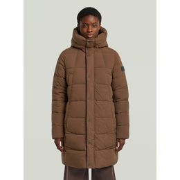 G-Star Raw G-STAR Damen Outdoorjacke "Whistler Mid Puffer", braun, Gr. S, Obermaterial: 50% Polyester, 50% Polyester, Jacken