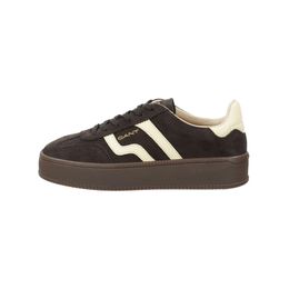 Gant Damen Plateausneaker "Gant Sneaker Nubukleder/Textil", Gr. 39espresso, Nubukleder, Textil, Schuhe