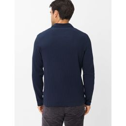 Brax Herren Poloshirt "Style PRINCETON", blau, Gr. M, 96% Baumwolle, 4% Elasthan, Shirts