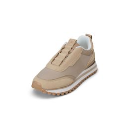 Marc O'Polo MARC O'POLO Damen Sneaker "aus Neopren und Veloursleder", Gr. 40, beige, Obermaterial: 50% Leder, 50% Polyester, unifarben, Schuhe