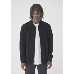 Cleptomanicx Herren Outdoorjacke "Noitch Cruise", schwarz, Gr. L, unifarben, 43% Wolle, 37% Baumwolle, 20% Polyamid, Jacken, mit lockerem Schnitt