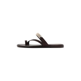 Derimod T-Bar Sandals female size 36 Dark brown