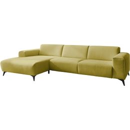 Ecksofa DIE PLANBAR, B:298cm H:75cm T:174cm, gr&uuml;n, 100% Polyester, Wohnzimmer, Sofas, "MP-IN24031", SoftSitz-Kaltschaumpolsterung, wahlweise mit