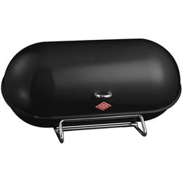 Wesco Brotkasten "Breadboy", B/H/L: 44,3cm x 21cm x 23cm, schwarz, Lebensmittelaufbewahrungsbeh&auml;lter, klapperfreier Schwenkdeckel / L&uuml;ftungsl&ouml;cher /