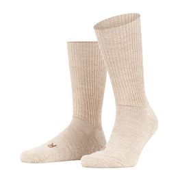Falke Damen Socken "Walkie Ergo", beige, Gr. 39, Obermaterial: 63% Schurwolle WV. 35% Polyamid PA. 2% Elasthan EL., Socken