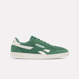 Reebok CLASSIC Herren Sneaker "REEBOK COURT ADVANCE", Gr. 44,5fieldgr&uuml;n, chalk, chalk, Leder, Synthetik, Textil, Schuhe
