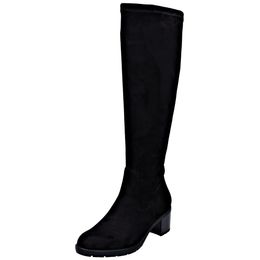 Remonte Damen Stiefel "Remonte Stiefel Textil", Gr. 37, schwarz, Textil, Schuhe