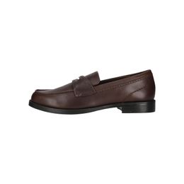 Clarks Damen Slipper "Straven Edge", Gr. 40dunkelbraun, Leder, Schuhe, mit d&auml;mpfender Sohle