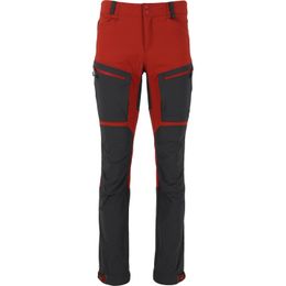 WHISTLER Jungen Cargohose "Kodiak", rot, Gr. 8, mehrfarbig, 88% Nylon, 12% Elasthan, Hosen, mit atmungsaktiver Eigenschaft