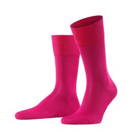 Falke Damen Socken "Tiago", Gr. 45, rot, Obermaterial: 93% Baumwolle CO. 5% Polyamid PA. 2% Elasthan EL., glatt, Socken