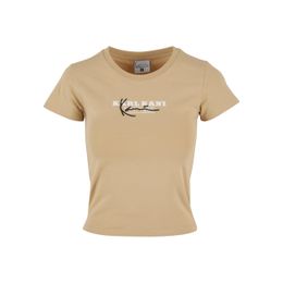 Karl Kani Damen T-Shirt "Karl Kani Damen", beige, Gr. XL, bedruckt, 95% Baumwolle, 5% Elasthan, Shirts