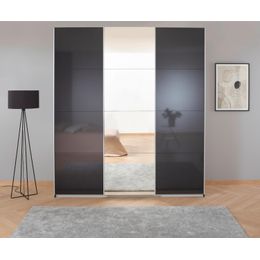Kleiderschrank OTTO HOME, B:203cm H:229cm T:62cm, grau, Holzwerkstoff, Kinderzimmer, Schr&auml;nke, "Mehrzweckschrank Aktenschrank M&ouml;bel Mietswohnung