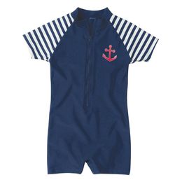 Playshoes UV-Schutz Einteiler Maritim in Marine/wei&szlig; | Gr.: 98/104