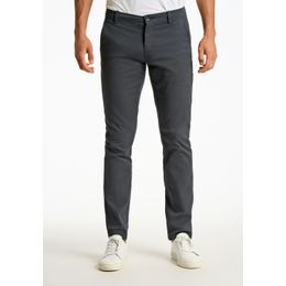 Junk De Luxe Herren Chinos "Chinos Slim Fit", grau, Gr. 34, unifarben, Obermaterial: 98% Baumwolle, 2% Elasthan, Hosen