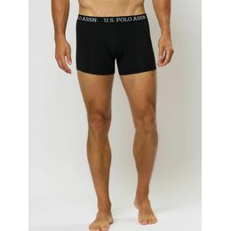 U.S. Polo Assn. Unterhose 'UMWalter' Herren Gr&ouml;&szlig;e L schwarz / wei&szlig;