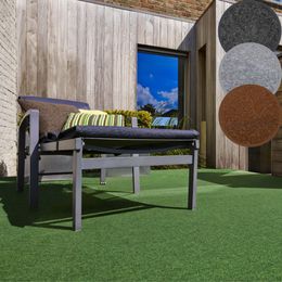 ANDIAMO Kunstrasen "Edinburgh, Gesamth&ouml;he 4 mm, Made in Netherlands", B : 200cm 1 Stk., L: 450cm, gr&uuml;n, Garten, Teppiche, aus Nadelfilz, mit