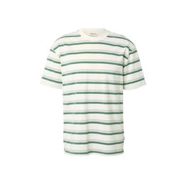 INDICODE Jeans T-Shirt 'Teams' Herren Gr&ouml;&szlig;e S gr&uuml;n / wollwei&szlig;