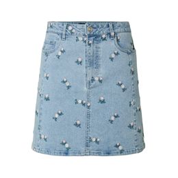 Pieces Rock 'PCFlora' Damen Gr&ouml;&szlig;e 42 blue denim / petrol / ros&eacute; / offwhite